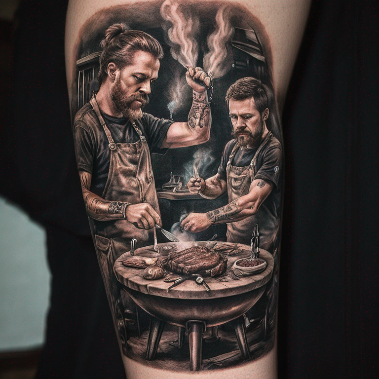 barbecue | TattoosGenerator - AI-Powered Custom Tattoo Generator